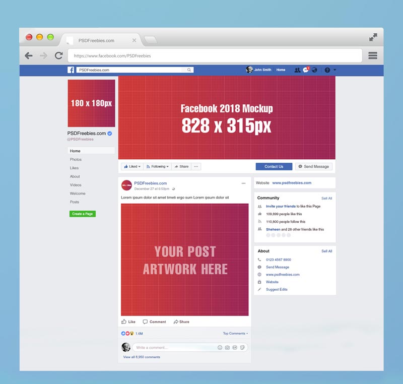Descarga Gratis este Mockup de Facebook para tus proyectos de diseño ...
